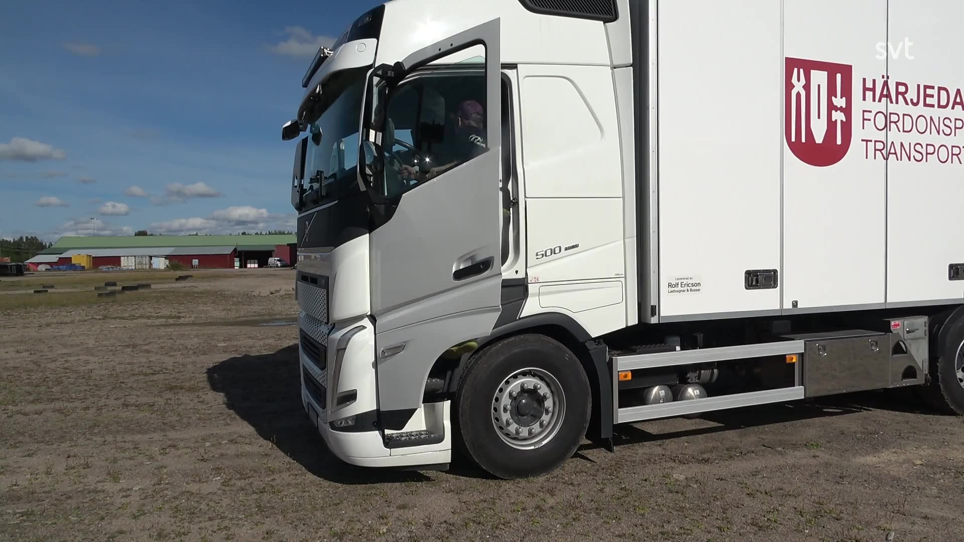 Jonathan och Marvin från Härjedalens gymnasium tävlar i att köra ...